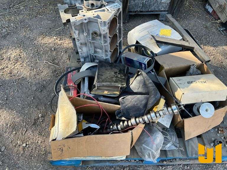 (3) PALLETS OF VARIOUS ENGINE PARTS - Jeff Martin Auctioneers, Inc.