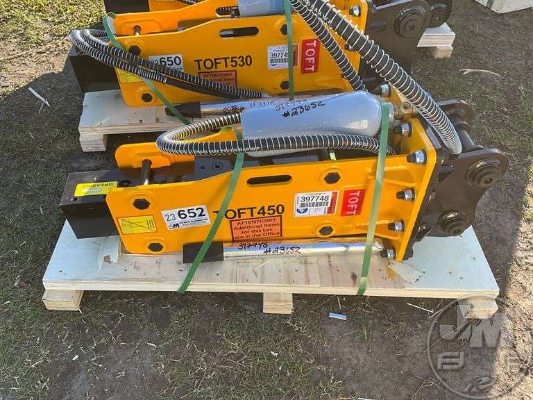 2023 TOFT TOFT 4150 SN: TOFTJW20Z2540 HYDRAULIC BREAKER HAMMER - Jeff ...