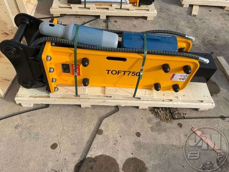 2024 TOFT TOFT750 SN: JW43Z5381 TOP TYPE TOFT750 HYDRAULIC BREAKER ...