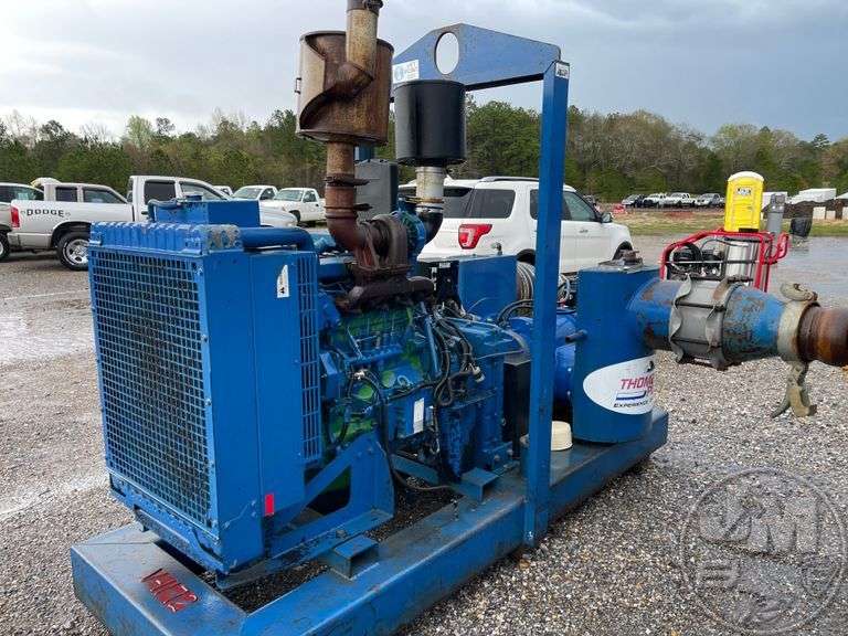 THOMPSON PUMP WELL POINT 8" SKID MOUNT PUMP SN: 1172 - Jeff Martin Auctioneers, Inc.
