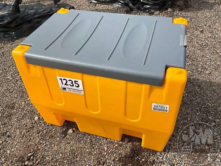 POLY FUEL TRANSFER TANK, W/ 12V PUMP, HOSE, & NOZZLE - Jeff Martin ...