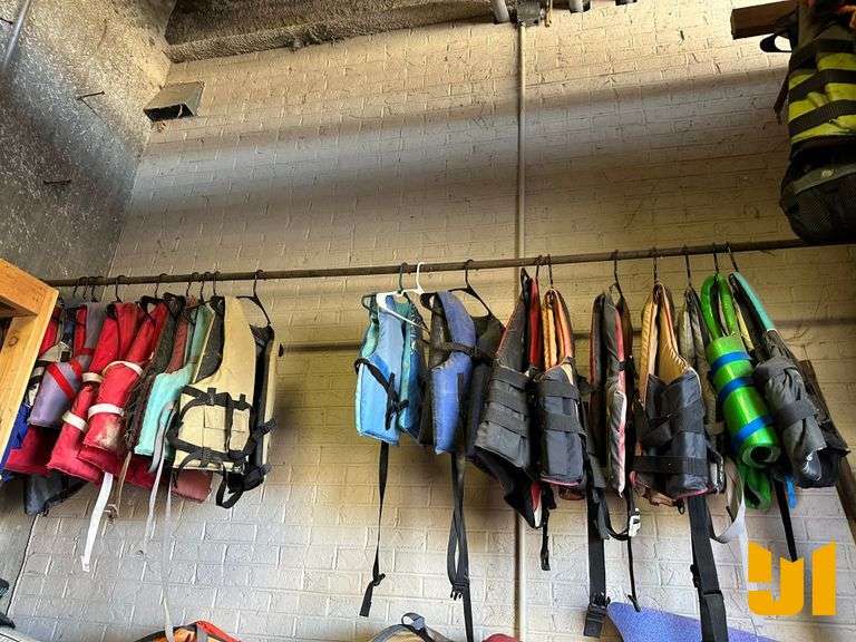 QTY OF MISC LIFE JACKETS - Jeff Martin Auctioneers, Inc.