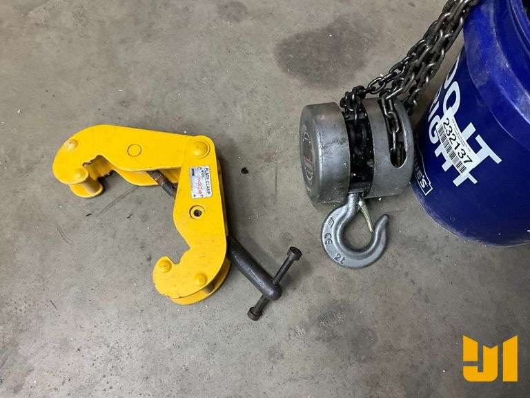 I-BEAM CLAMP & 2T CHAIN HOIST - Jeff Martin Auctioneers, Inc.
