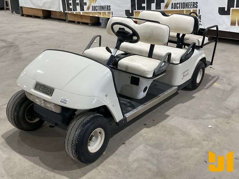 2002 EZ GO TXT SHUTTLE GOLF CART 1528550 - Jeff Martin Auctioneers, Inc.