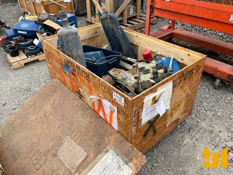 CRATE CONTAINING, ELECTRIC MOTOR, (1) FISCHBEIN MODEL 101 SEWING HEAD ...