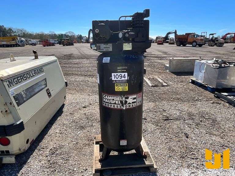 1994 CAMPBELL HAUSFELD VT6195 STATIONARY AIR COMPRESSOR SN: VT619500AJ ...