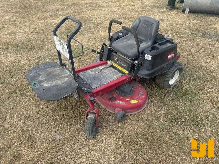TORO Z4200 SN: 29001063 ZERO TURN LAWN MOWER - Jeff Martin Auctioneers ...