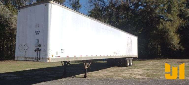 1996 STRICK COMMERCIAL TRAILER MODEL 80 53'X102" VAN TRAILER VIN ...