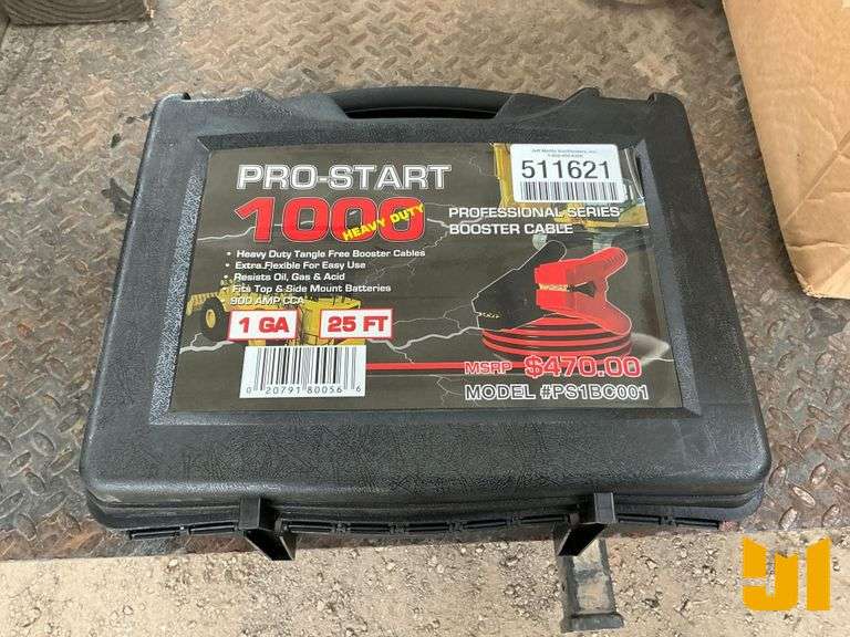 UNUSED NEW PRO-START 1000 1GA 25’ BOOSTER CABLES - Jeff Martin ...