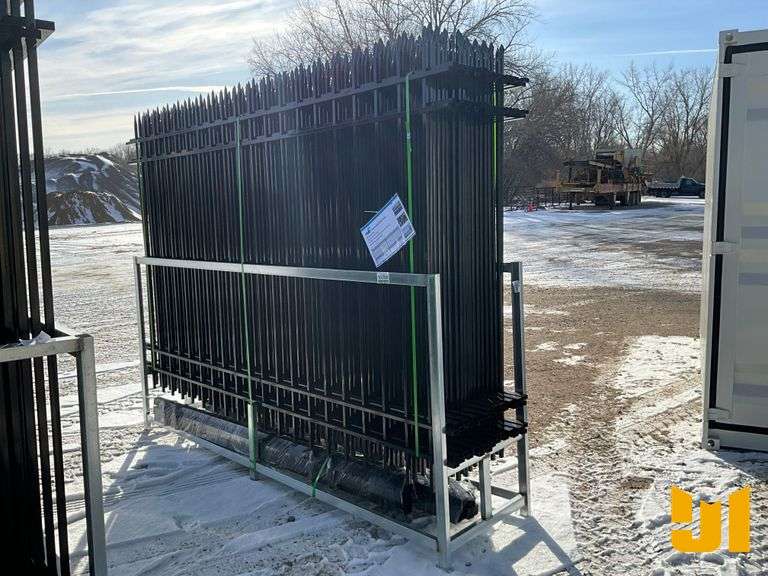 UNUSED, FENS FEN20 STEEL FENCE, 10’L X 7’H, (20) PANELS, - Jeff Martin ...