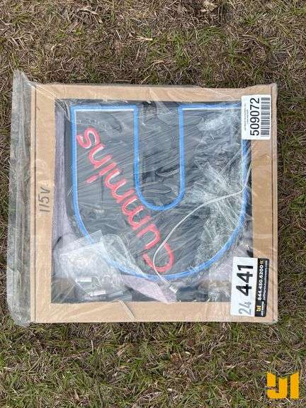 UNUSED CUMMINS NEON SIGN - Jeff Martin Auctioneers, Inc.