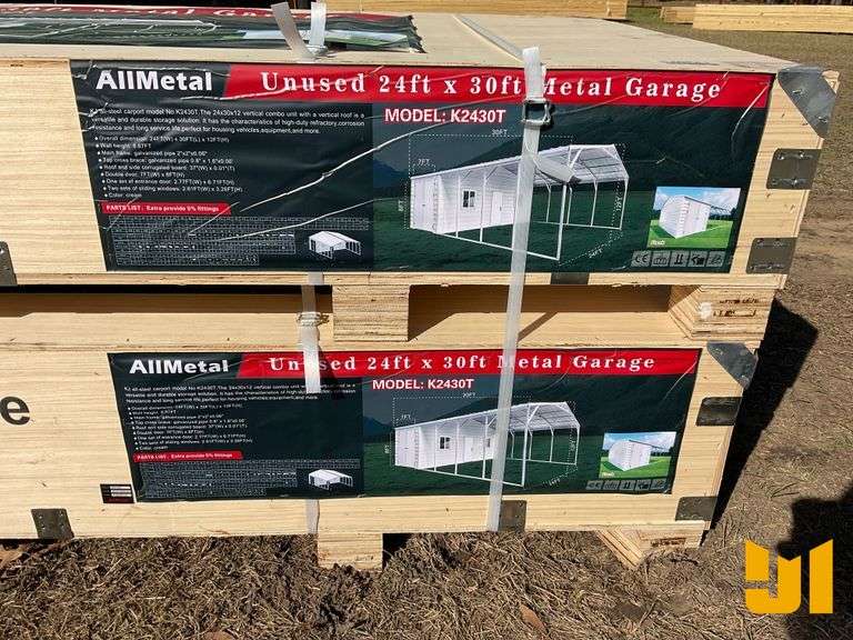 UNUSED 2024 VERTICAL COMBO UNIT-VERTICAL ROOF, 24'W X 30'L X - Jeff ...