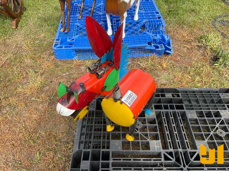 METAL DONKEY STATUE - Jeff Martin Auctioneers, Inc.