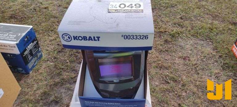 KOBALT WELDING HELMET * AUTO DARKENING* FIXED SHADE - Jeff Martin Auctioneers, Inc.