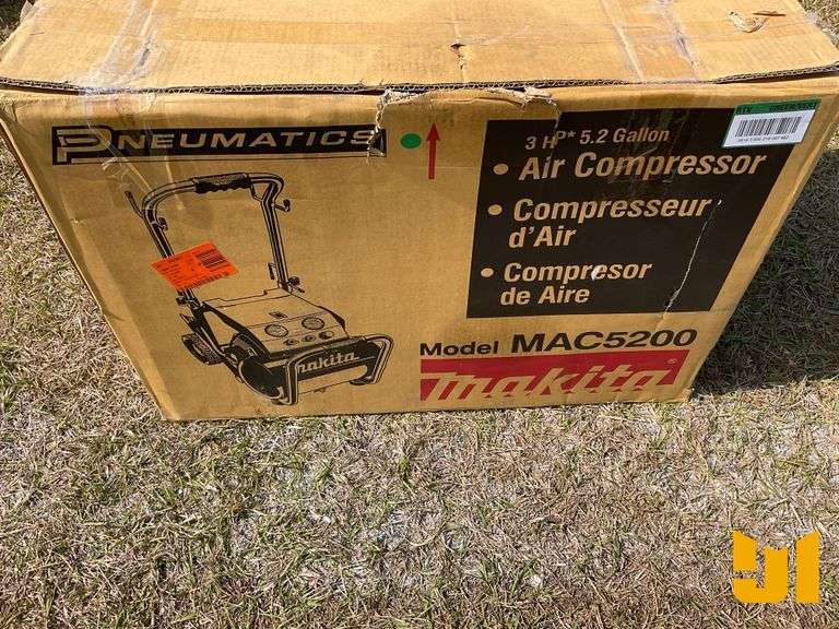 MAKITA 3 HP AIR COMPRESSOR - MAC5200- 1 YR FACTORY - Jeff Martin ...