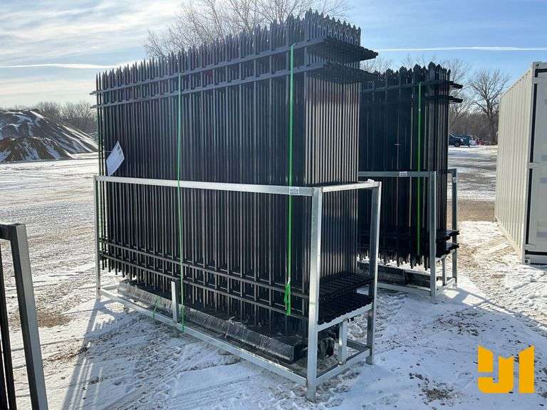 UNUSED, FENS FEN20 STEEL FENCE, 10’L X 7’H, (20) PANELS, - Jeff Martin ...