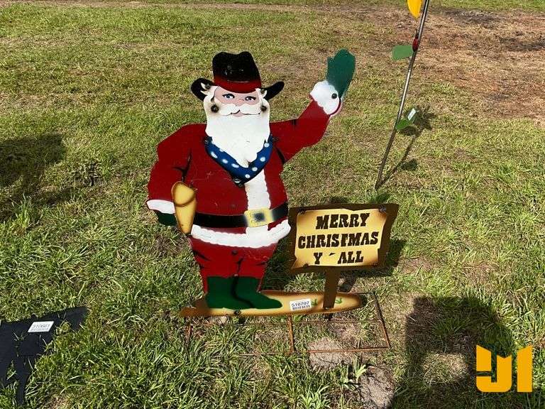 METAL SANTA SIGN - Jeff Martin Auctioneers, Inc.