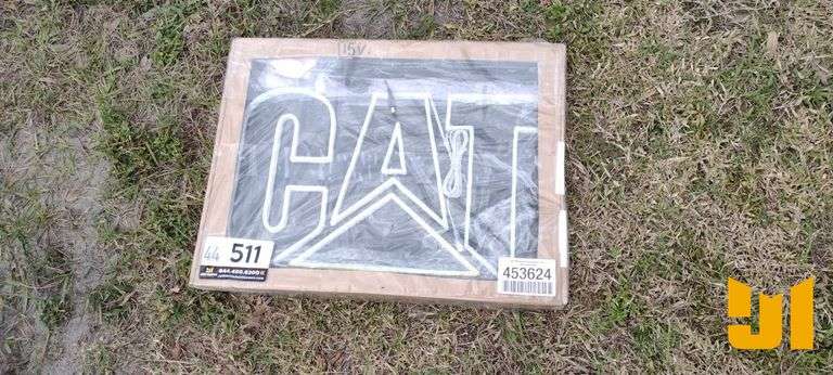 UNUSED CATERPILLAR NEON SIGN - Jeff Martin Auctioneers, Inc.