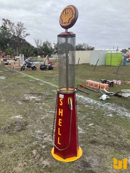 SHELL PUMP, ANTIQUE LOOK - Jeff Martin Auctioneers, Inc.