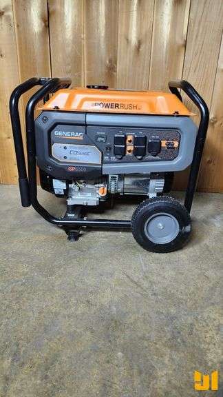 GENERAC 6500 WATT ELEC START GENERATOR - Jeff Martin Auctioneers, Inc.