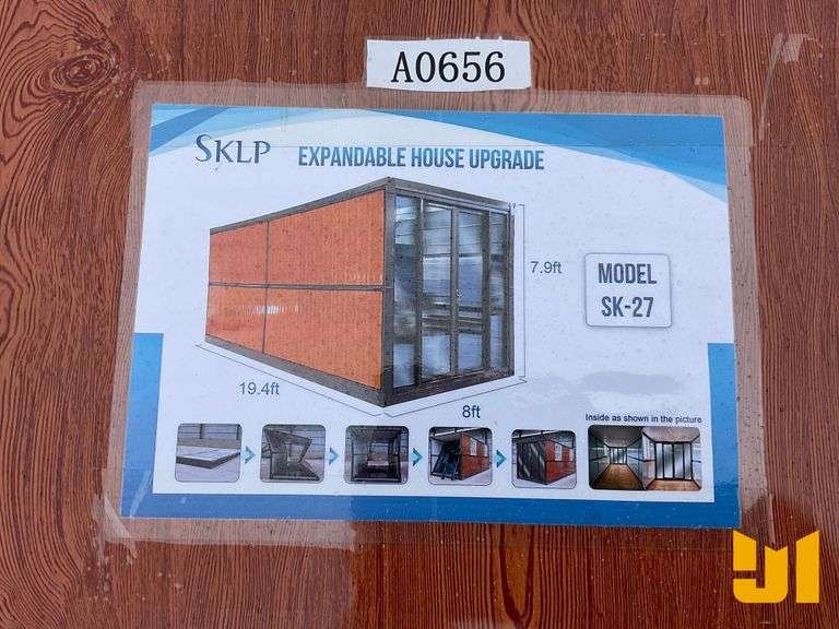 UNUSED SKLP EXPANDABLE HOUSE UPGRADE, 19.4’ X 8’ X 7.9’ SN: A0656 ...
