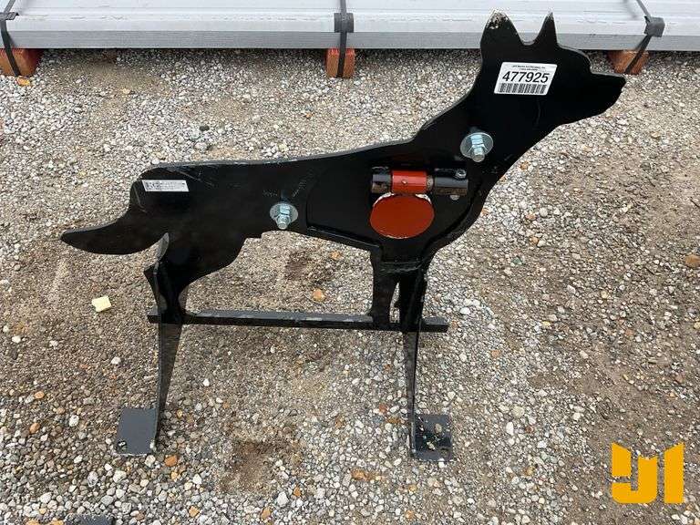 3/8" AR500 STEEL COYOTE SHOOTING TARGET WITH HEART FLAPPER - Jeff ...