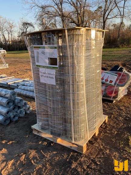 UNUSED 2024 HOT-DIP GALVANIZED WELDED WIRE MESH FENCING 5' X - Jeff ...
