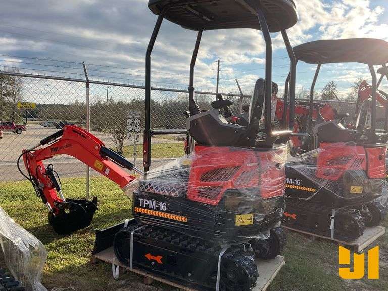 2024 TPM TPM-16 MINI EXCAVATOR SN: TPM16240119 - Jeff Martin Auctioneers, Inc.