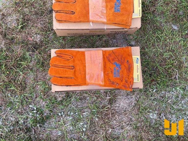 BLUE HAWK WELDING GLOVES ( 4 PAIR) - Jeff Martin Auctioneers, Inc.