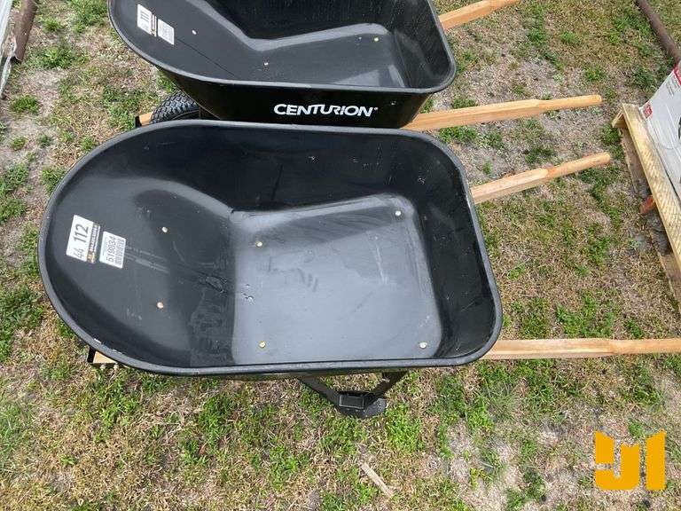 CENTURION 6 CU FT WHEELBARROW - Jeff Martin Auctioneers, Inc.