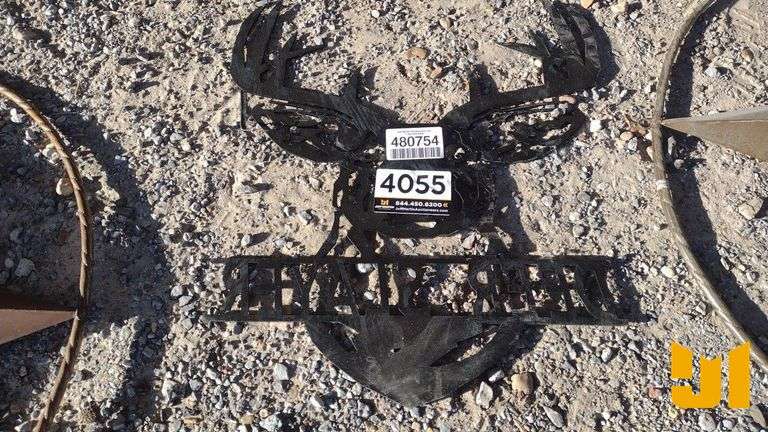 STEEL "DEER SLAYER" SIGN - Jeff Martin Auctioneers, Inc.