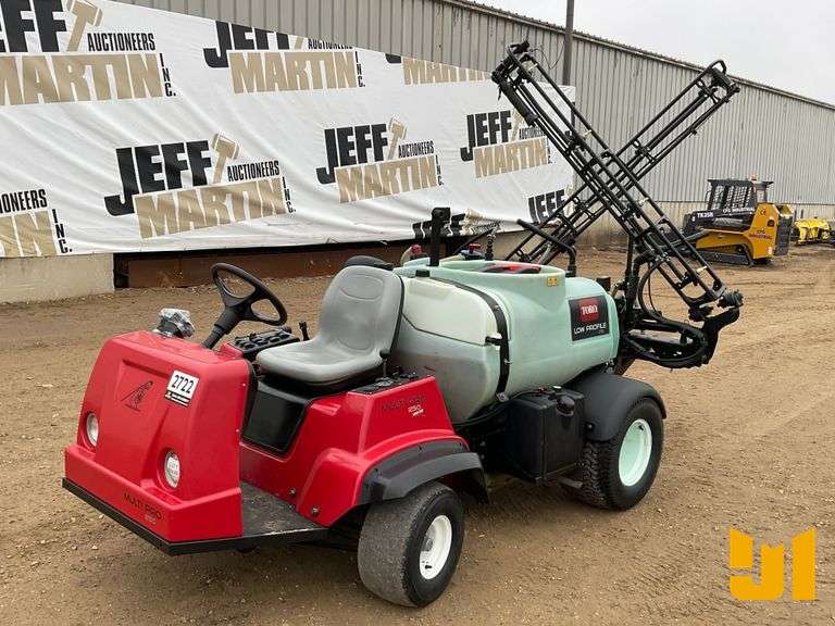 TORO MULTI-PRO 1250 LOW PROFILE 175 SPRAYER - Jeff Martin Auctioneers, Inc.