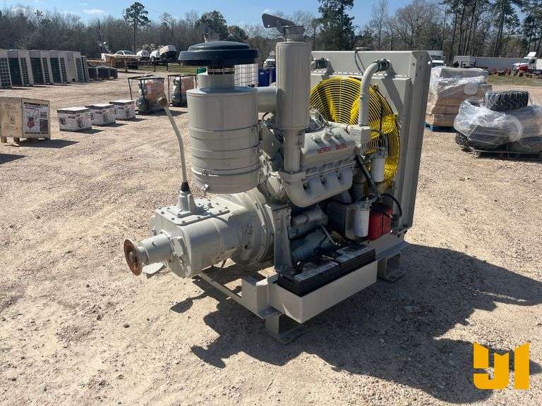 DETROIT 6V71 DIESEL STATIONARY POWER UNIT - Jeff Martin Auctioneers, Inc.