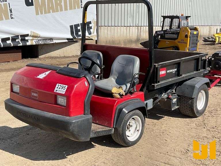 TORO 07384 WORKMAN HDX UTV SN: 314000520 - Jeff Martin Auctioneers, Inc.
