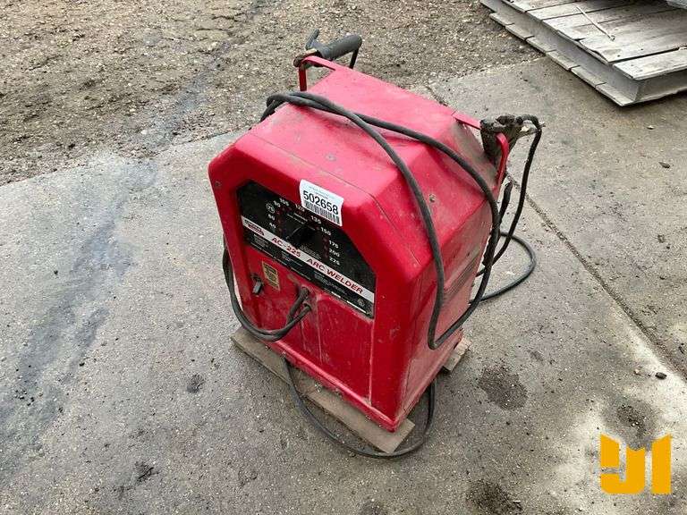 LINCOLN AC-225 ARC WELDER 225 AMP PORTABLE WELDER SN: 9422-301 - Jeff ...