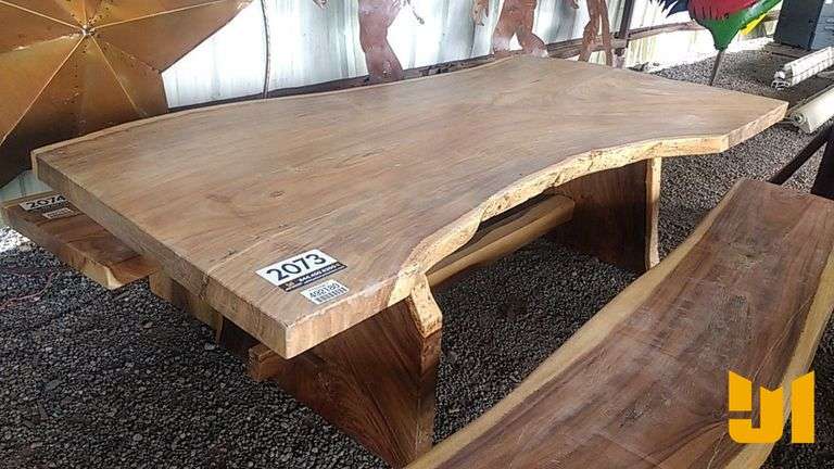 TEAK WOOD TABLE - Jeff Martin Auctioneers, Inc.