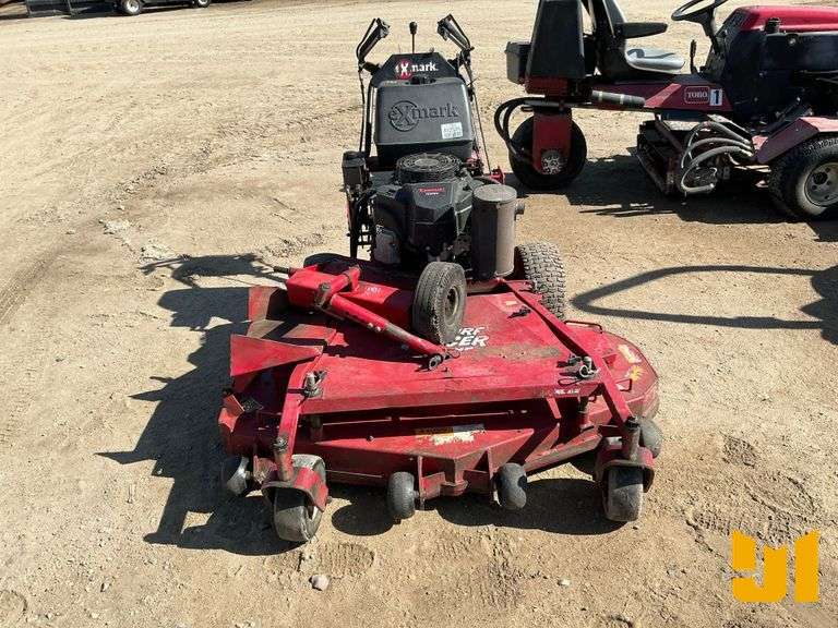 EXMARK TT5217KACHYDRO DRIVE TURF TRACER STAND ON SN: 297401 - Jeff ...