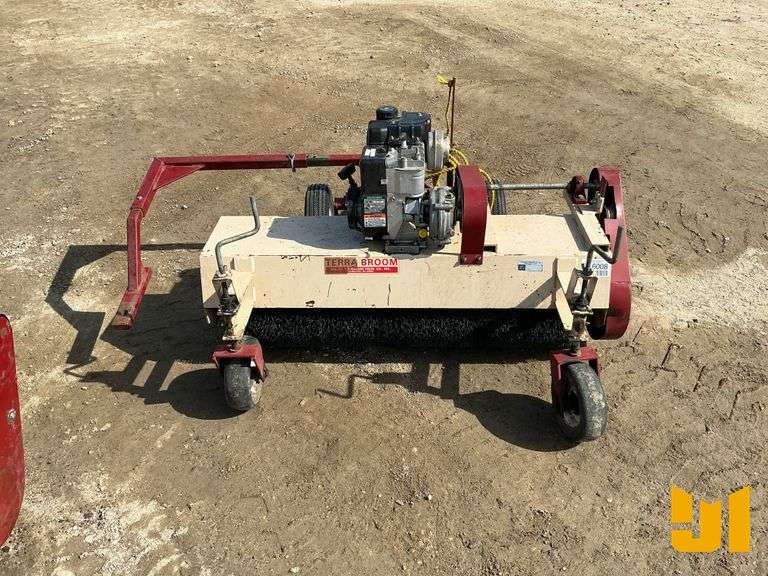 TERRACARE BRUSH POWERED PULL BROOM 902232 - Jeff Martin Auctioneers, Inc.