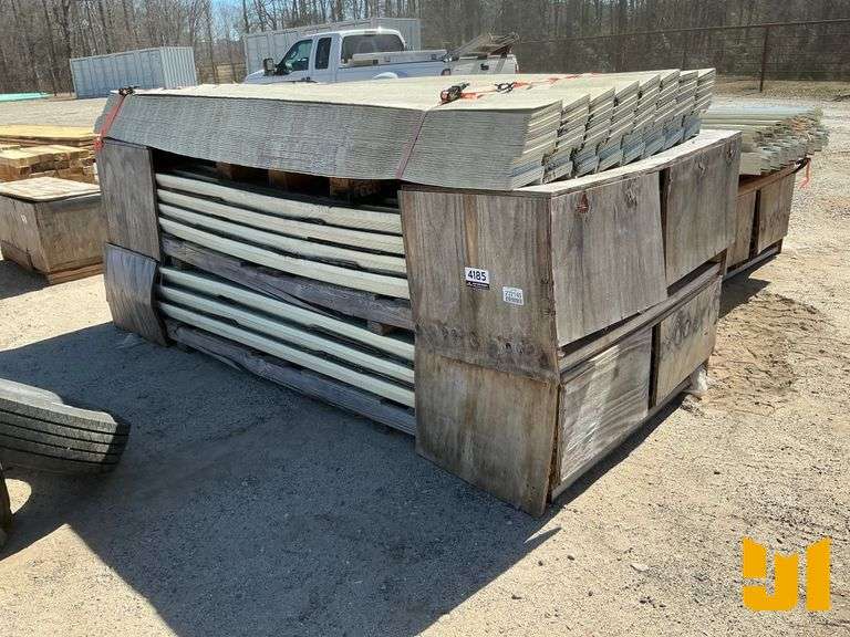 QTY OF TILT WALL PRE CAST FORM LINER - Jeff Martin Auctioneers, Inc.