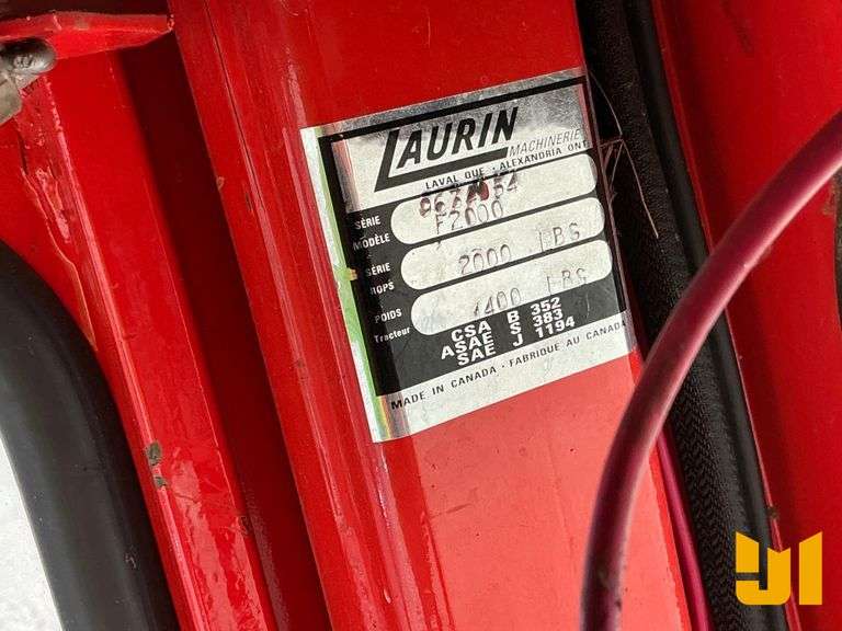 CNV LAURIN F2000 SN: 9634054 CAB WITH GLASS AND FAN - Jeff Martin ...