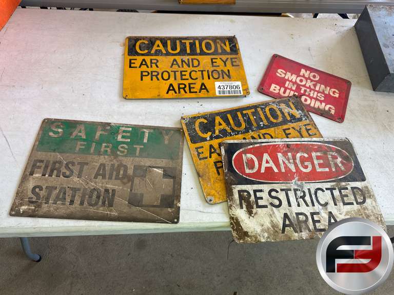 MISC CAUTION AND SAFETY SIGNS - Freije & Freije Auctioneers