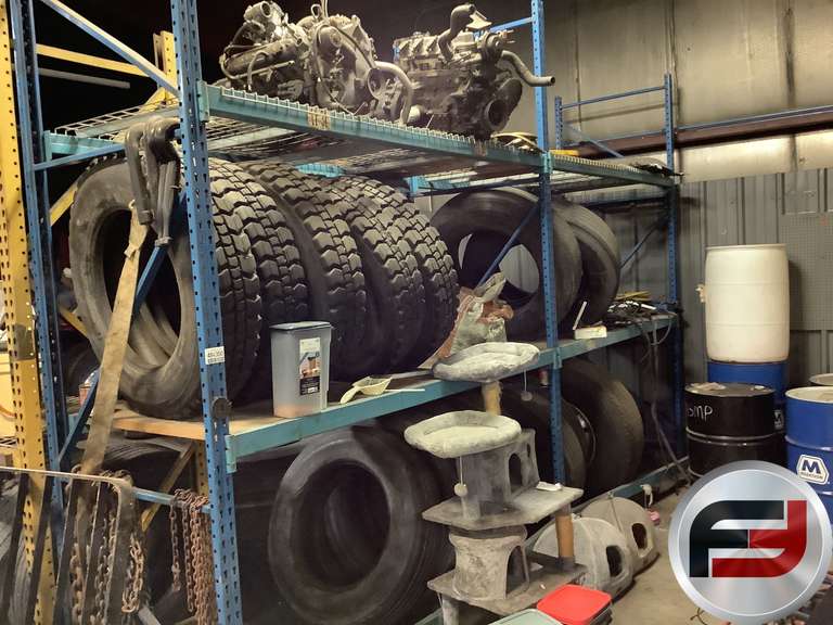 2 SECTIONS OF PALLET RACKING, NO CONTENTS - Freije & Freije Auctioneers