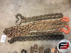 3 HD LOG CHAINS, 2 WITH HOOKS - Freije & Freije Auctioneers