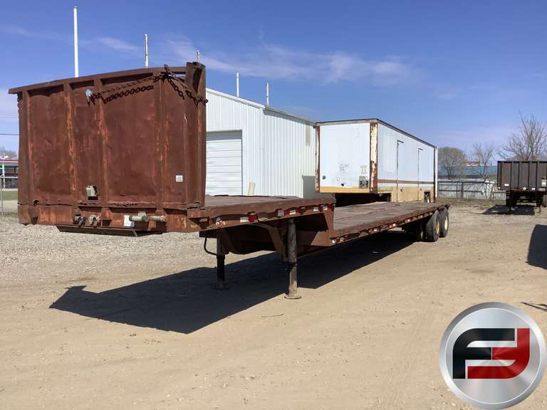 1979 TRAILMOBILE DROP DOWN 2180 STEEL STEPDECK TRAILER VIN: 2180 ...
