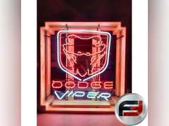 DODGE VIPER NEON SIGN - Freije & Freije Auctioneers
