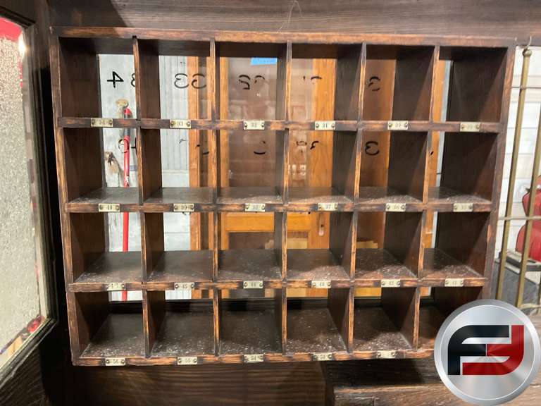 ANTIQUE MAIL COUNTER - Freije & Freije Auctioneers