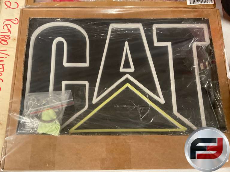 NEW CATERPILLAR NEON SIGN - Freije & Freije Auctioneers