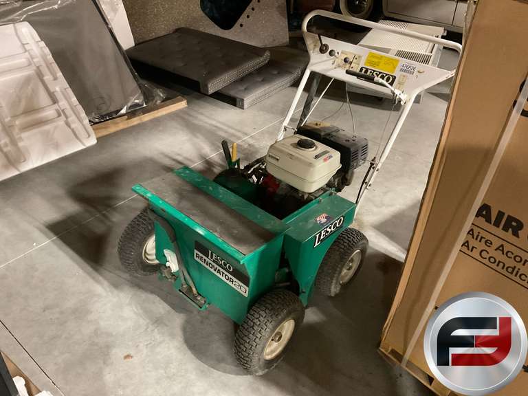 LESCO RENOVATOR 20 SN: MRJ0271 HYDRAULIC SLIT SEEDER/DETHATCHER ...