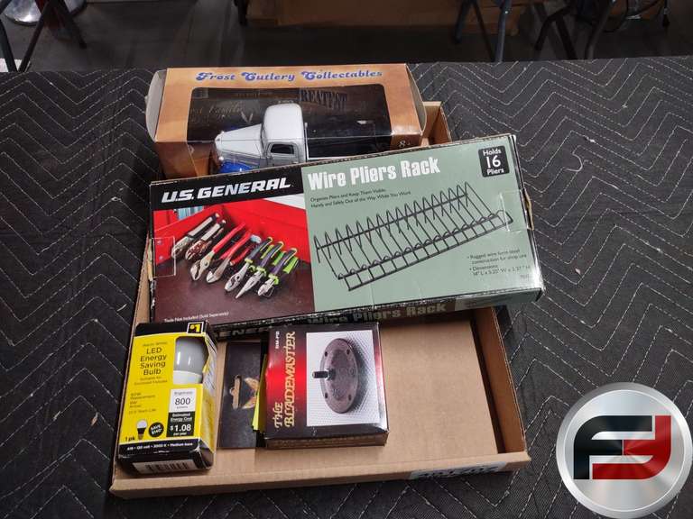FROST CUTLERY COLLECTABLES TRUCK, U.S. GENREAL WIRE PLIERS RACK ...