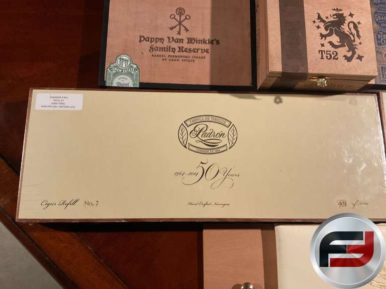 CIGAR BOX COLLECTION, QTY OF 12 - Freije & Freije Auctioneers